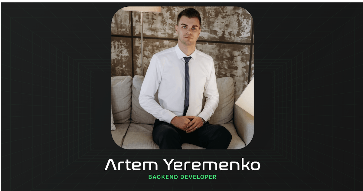 Artem Yeremenko - Backend Developer - artemind.dev